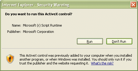 Installing MS Script data file access ActiveX control– Lotech Solutions